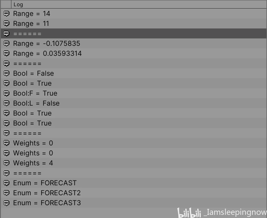 [Unity] 游戏随机数系统的个人设计 - 哔哩哔哩