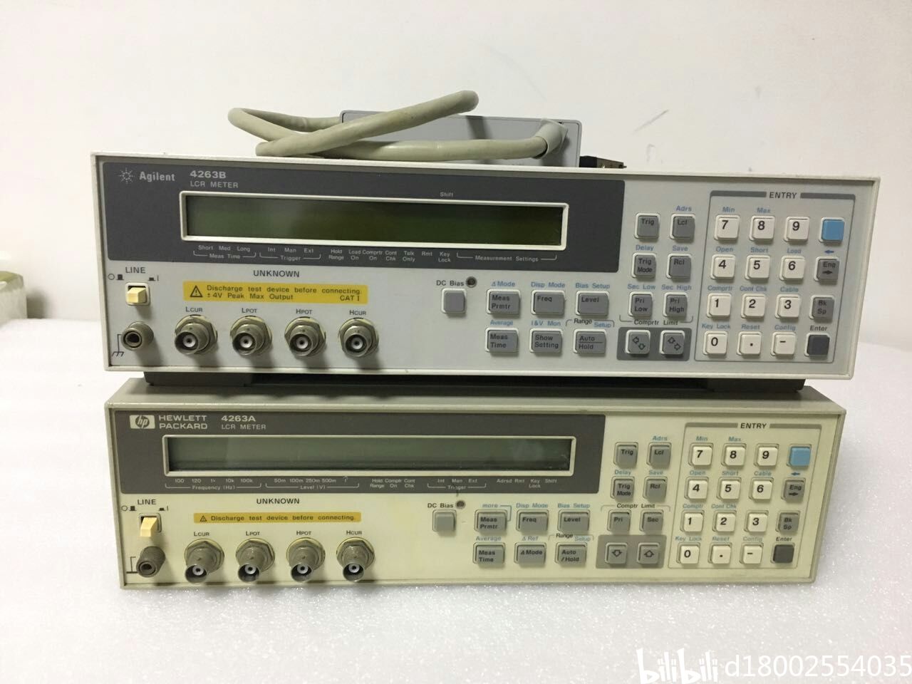 安捷伦Agilent 4263A/4263B LCR测试仪 - 哔哩哔哩