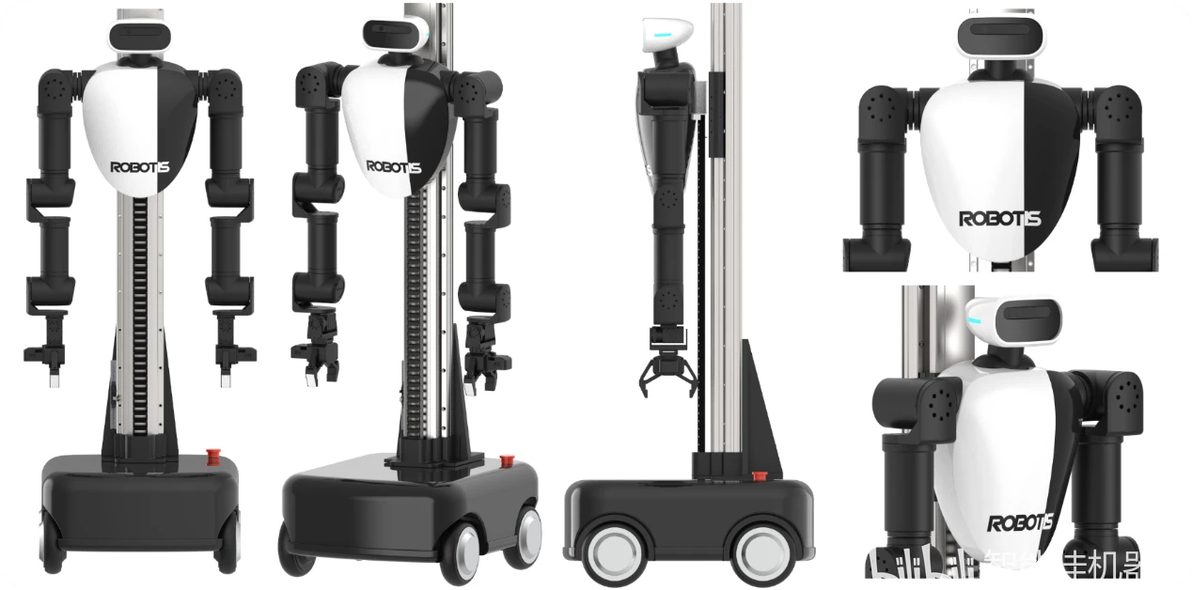 2025新品 ROBOTIS AI Worker 生产线应用双臂工业机器人 - 哔哩哔哩