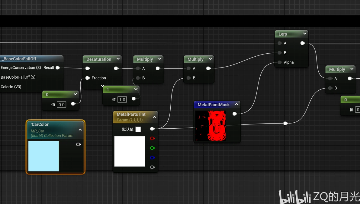 UE5修改材质颜色时出现的float3 and float4问题（已解决） - 哔哩哔哩