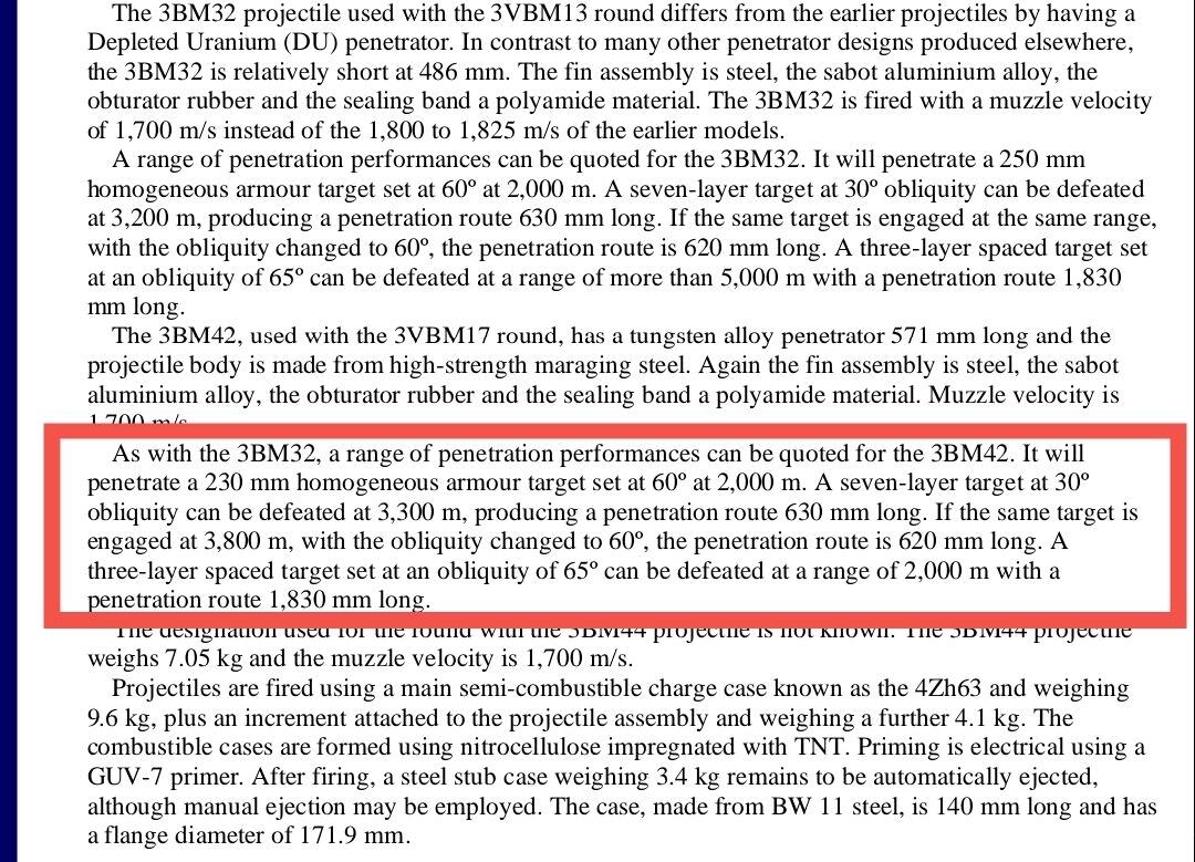 探究3bm42芒果穿甲弹的真实性能 - 哔哩哔哩