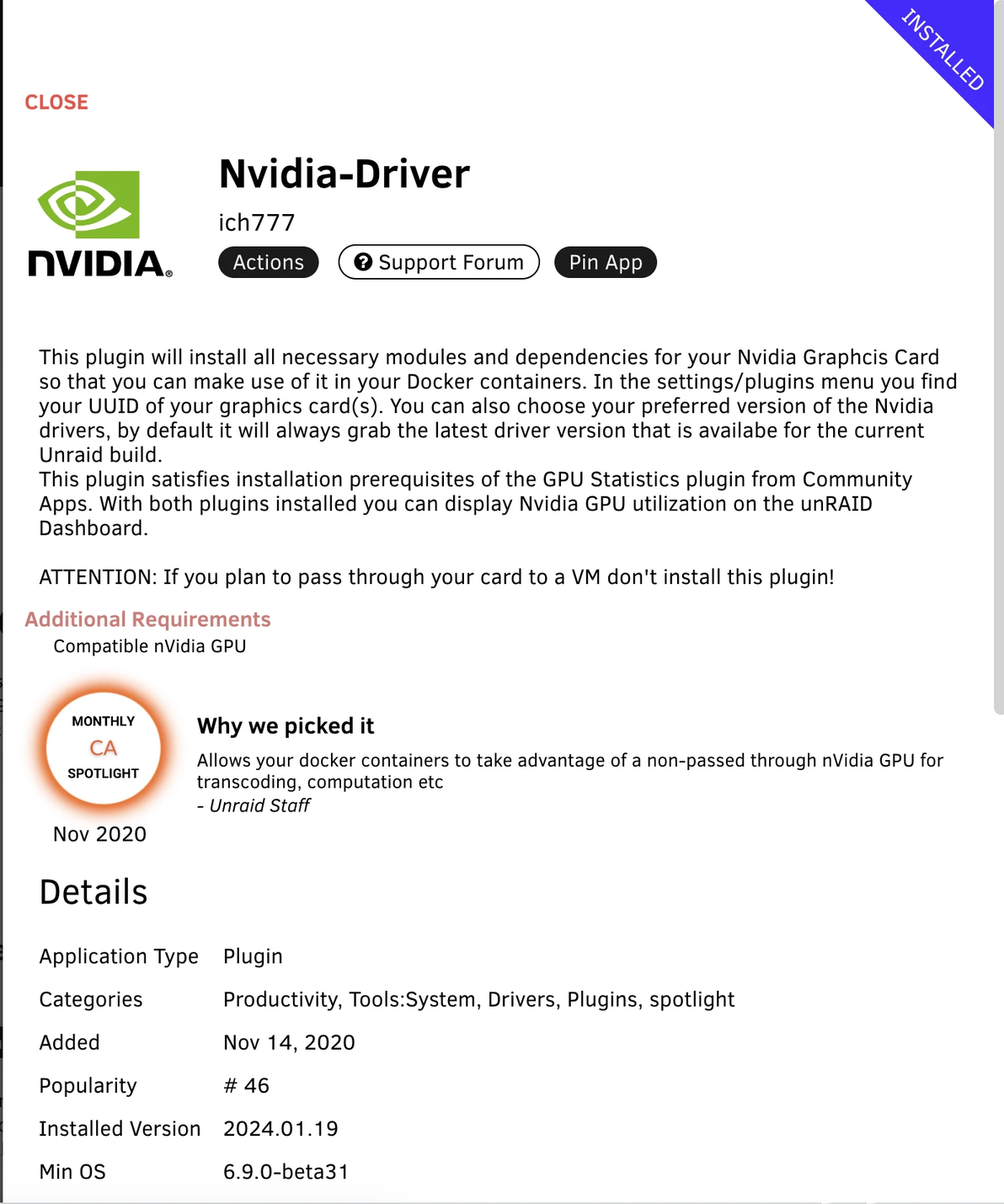 Unraid 部署 Jellyfin 并使用 Nvidia 显卡视频转码 - 哔哩哔哩