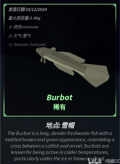 ROBLOX 第一期 Fisch 鱼 全鱼类图鉴位置 全鱼竿数值 钓鱼参考指南 - 哔哩哔哩