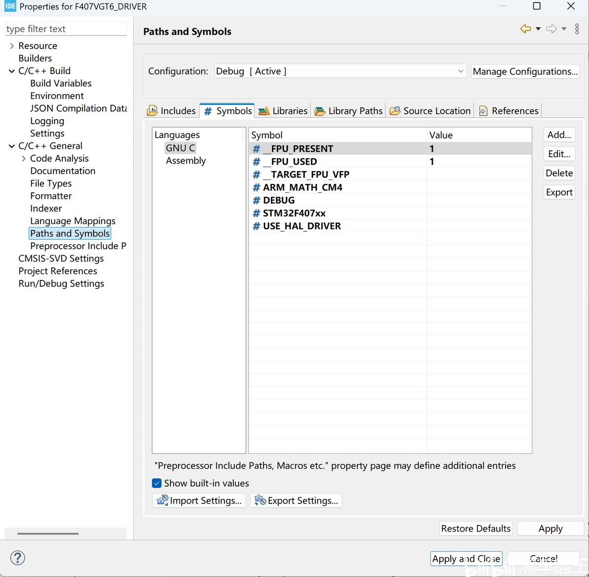 STM32 Cube IDE 配置FPU和DSP库（STM32F407 ） - 哔哩哔哩