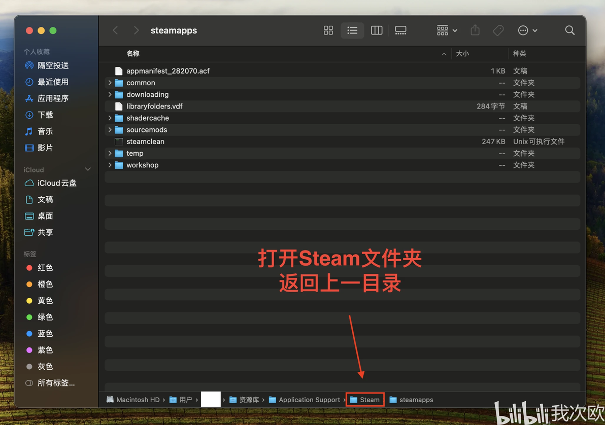 关于MAC OS系统的Steam平台游戏云存档位置 - 哔哩哔哩