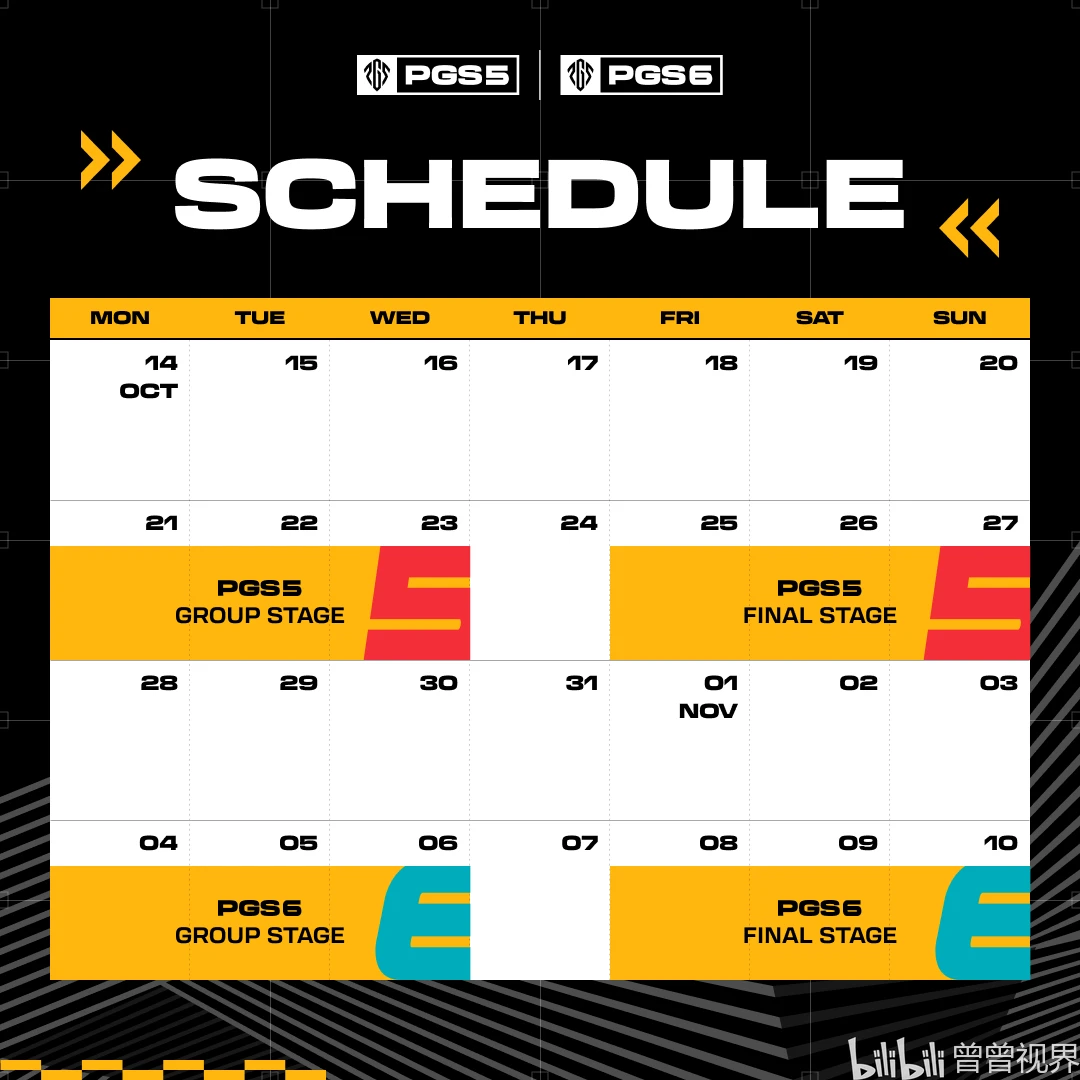 2024 PGS5及PGS6赛程赛制公告 - 哔哩哔哩