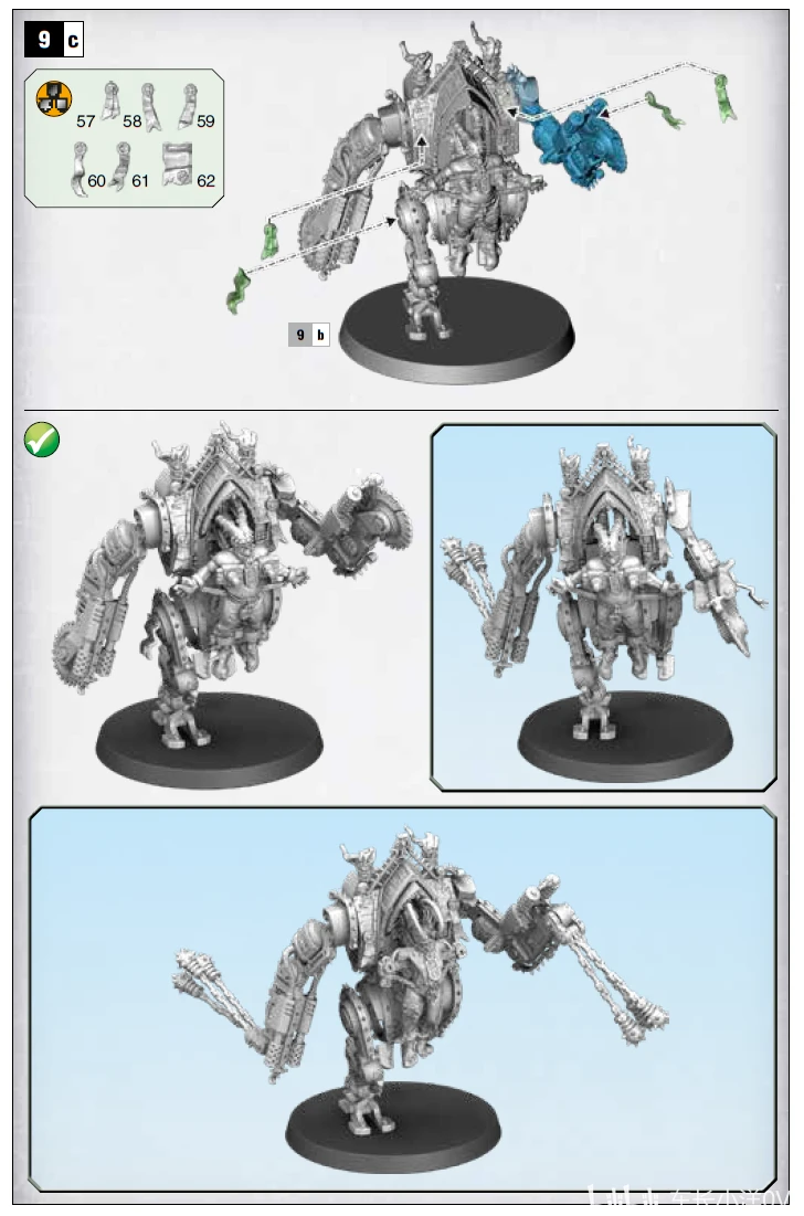 【战锤拼装说明】战斗修女-赎罪引擎（MORTIFIER） - 哔哩哔哩