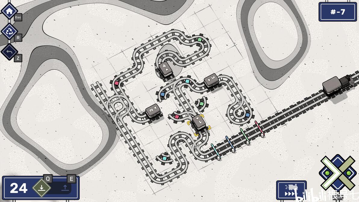 【轨道连接Railbound】【攻略】10-12章+#章+隐藏关 - 哔哩哔哩