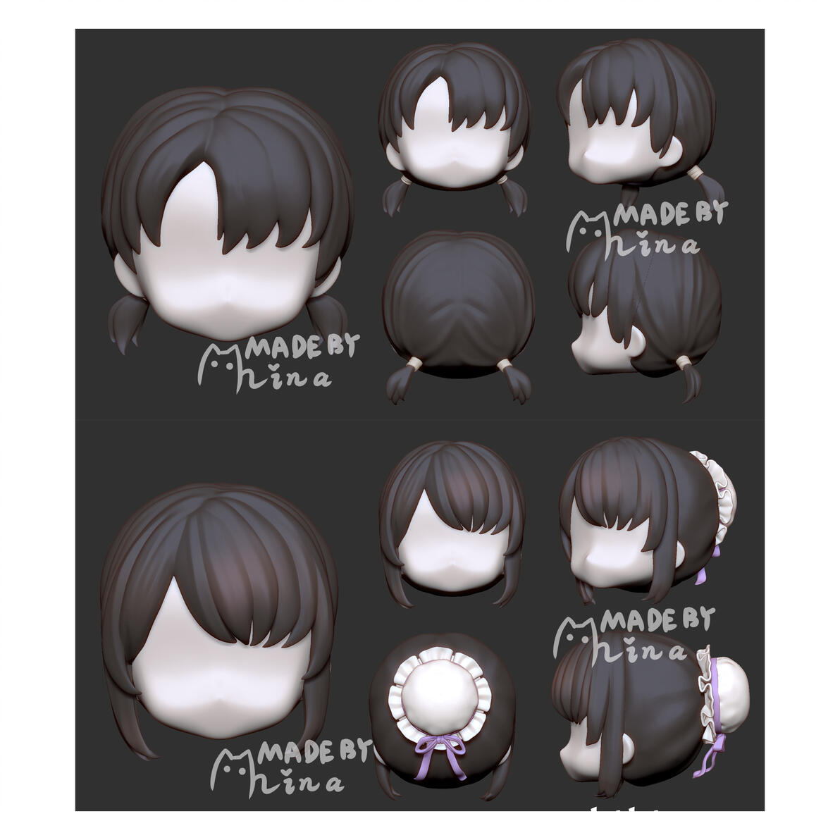 【gsc/ob11头壳建模分享】bleach雏森桃、平子真子、乌尔奇奥拉 - 哔哩哔哩