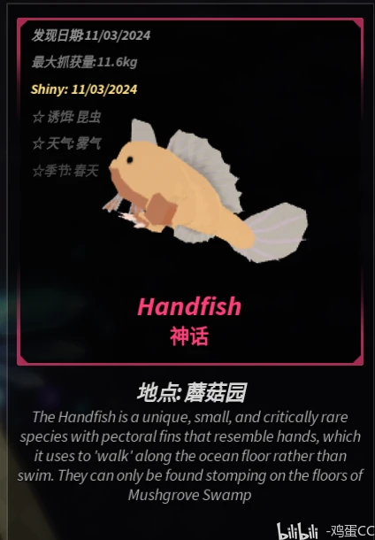 ROBLOX 第五期 Fisch 鱼 全鱼类图鉴位置 全鱼竿数值 钓鱼参考指南 - 哔哩哔哩
