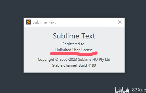 Sublime Text 4180激活【官方安装包】，Windows+MacOS - 哔哩哔哩