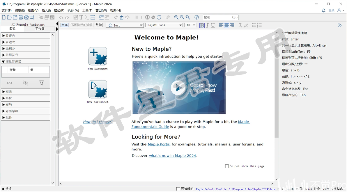 Maple 2024下载及安装教程 - 哔哩哔哩
