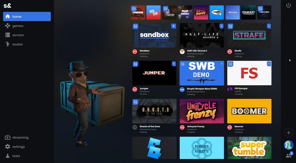 s&box(gmod2)主菜单界面大改、实时UI编辑系统、多边形可破坏玻璃、以及 - 哔哩哔哩