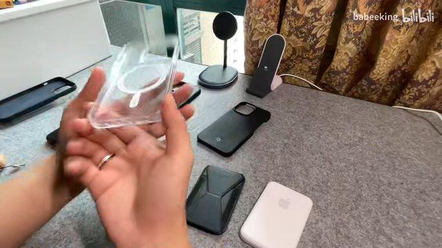 iPhone13 pro magsafe小配件分享： magsafe手机壳，mo - 哔哩哔哩