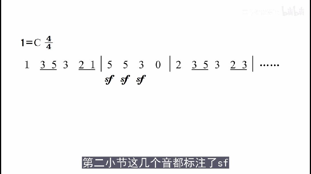 【零基础学音乐·自学乐理】85-力度记号-p、f、mp、mf、sf、cre... - 哔哩哔哩
