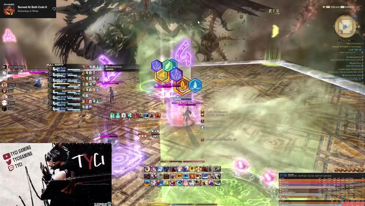 【FF14转载】P8S本体速刷 武士6.2榜一视角 (11,814.8 rDPS - 哔哩哔哩