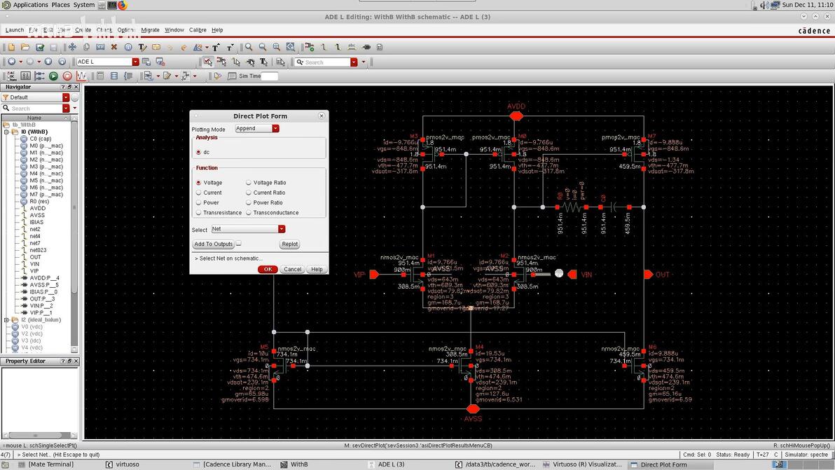 模拟IC设计中的软件操作：Cadence Virtuoso ADE L 电路仿真 - 哔哩哔哩