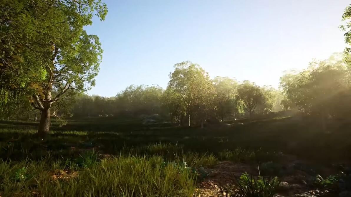 UE5.1 漫游3700亿面的森林 虚幻引擎新nanite植物功能测试 - 哔哩哔哩