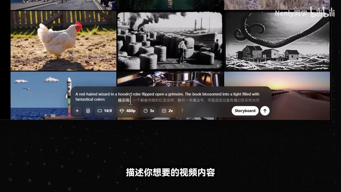 大概是站内第一个SORA系统实操教程：SORA全功能讲解+分析！【OpenAI发 - 哔哩哔哩