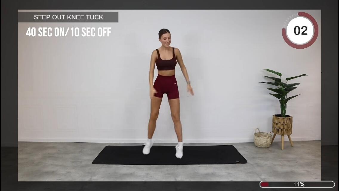 【Eleni Fit】快乐减肥 ️30分钟站立激活心情全身HIIT训练//... - 哔哩哔哩