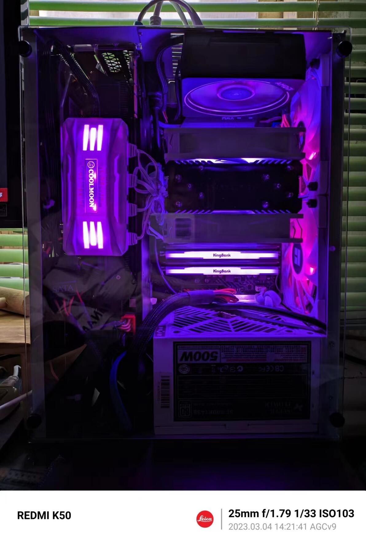 K88是真能塞,还能变垂直风道,还有最酷炫的AMD后置风扇；14LMATX机箱电 - 哔哩哔哩