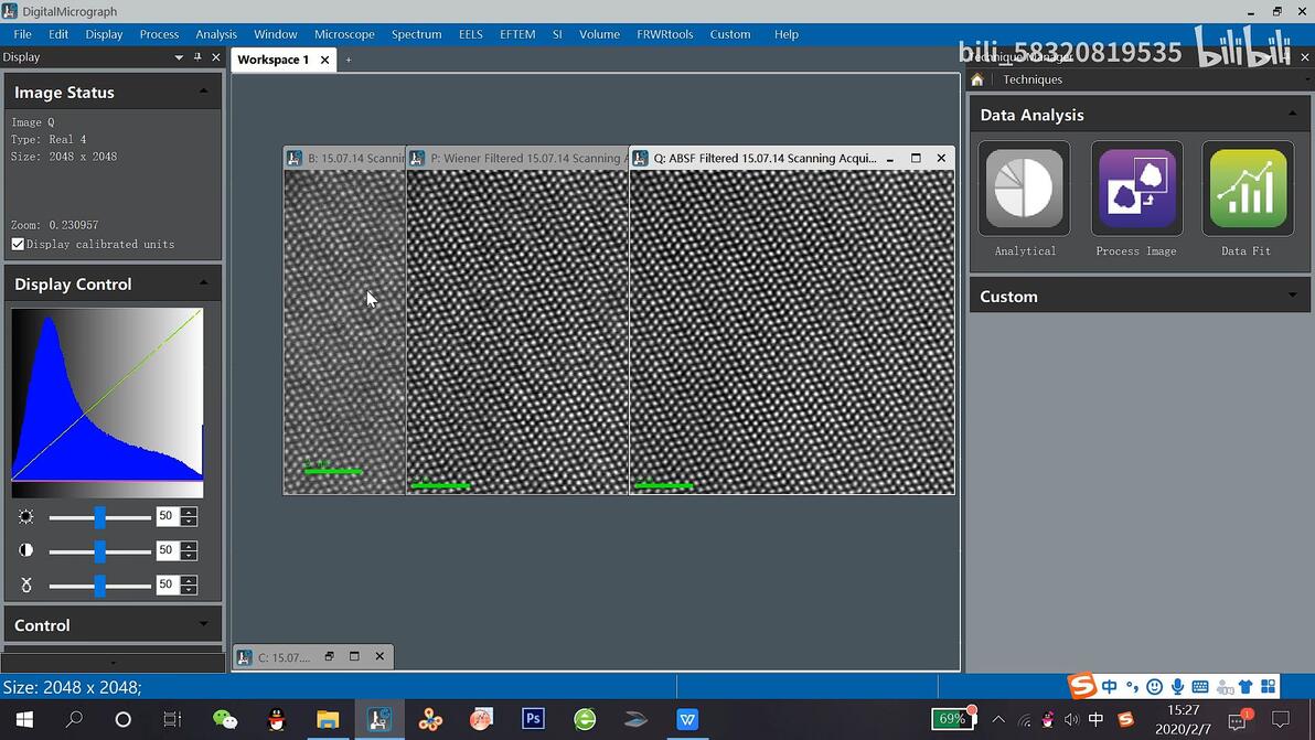 TEM数据分析中不可缺少的软件-DigitalMicrograph - 哔哩哔哩