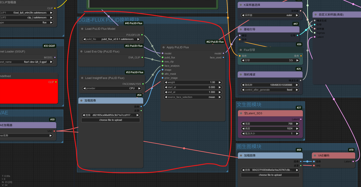 Comfyui实用工作流教程7期——Reactor、Pulid、EcomID换脸 - 哔哩哔哩