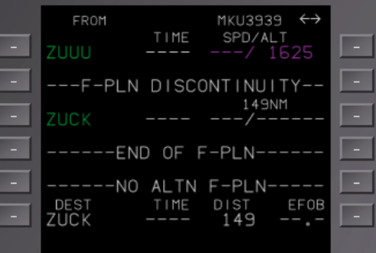 全站最简单最快速MCDU输入教程 手把手教你打计划【飞行时刻VLOG#8】 - 哔哩哔哩
