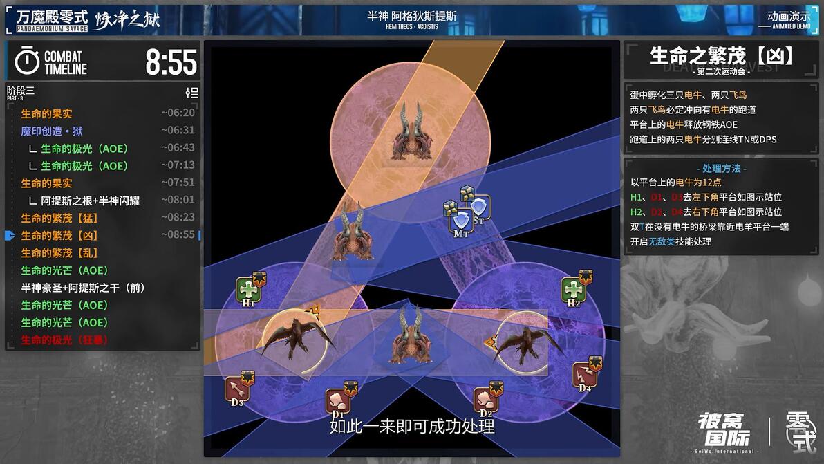 【FF14】万魔殿零式炼净之狱（炼狱之章） 第七层 P7S 被窝国际攻略 - 哔哩哔哩