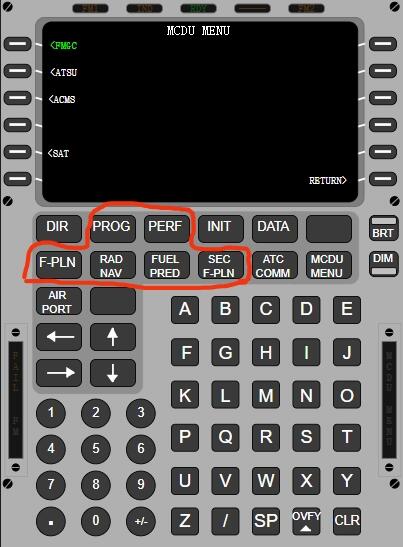 全站最简单最快速MCDU输入教程 手把手教你打计划【飞行时刻VLOG#8】 - 哔哩哔哩