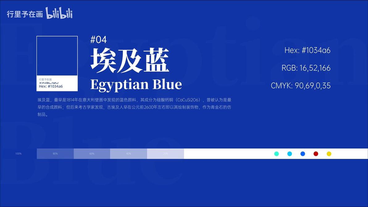 Klein Blue｜高级感配色X审美提升｜克莱因蓝+世界6大经典蓝色 | 极冷 - 哔哩哔哩
