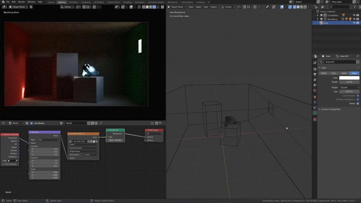 【斑斓中国（中英双语+原工程文件)-Blender灯光渲染的技巧 案例&教程-提 - 哔哩哔哩