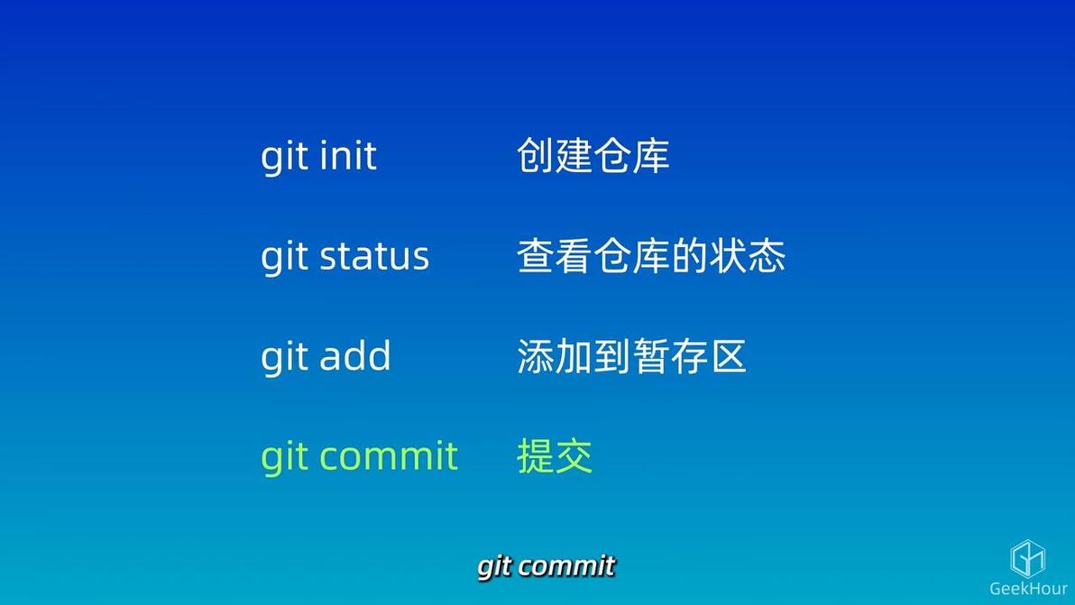 【GeekHour】一小时Git教程 - 哔哩哔哩