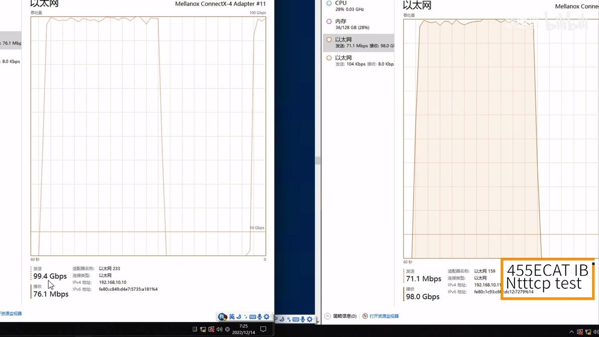 突破极限 100G网卡到底有多快?Mellanox CX455-ECAT 100 - 哔哩哔哩