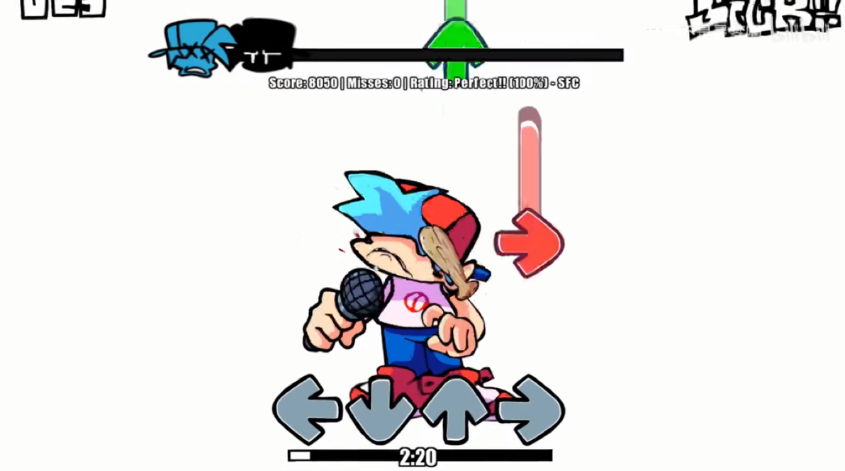 你可以痛扁一顿BF FNF趣味MOD Boyfriend Funkin P... - 哔哩哔哩