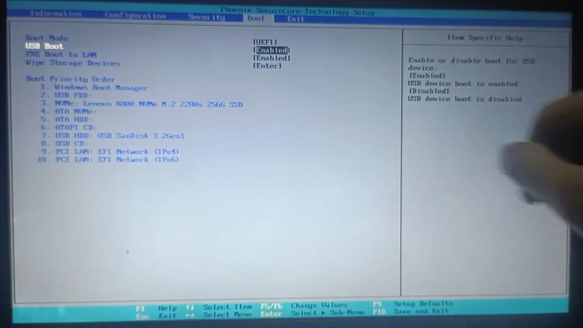 教程 | 2024年，BIOS设置为U盘启动，解决开机按F12不显示USB HD - 哔哩哔哩