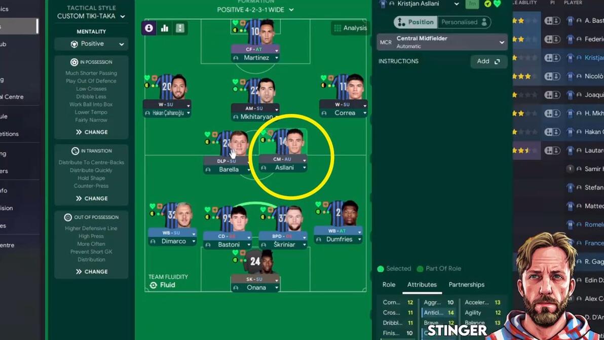 FM23如何表达自己的战术意图（以4231示例） - 哔哩哔哩