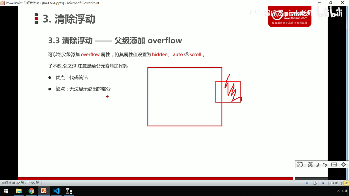 黑马程序员pink老师前端入门教程，零基础必看的h5(html5)+css3+移 - 哔哩哔哩