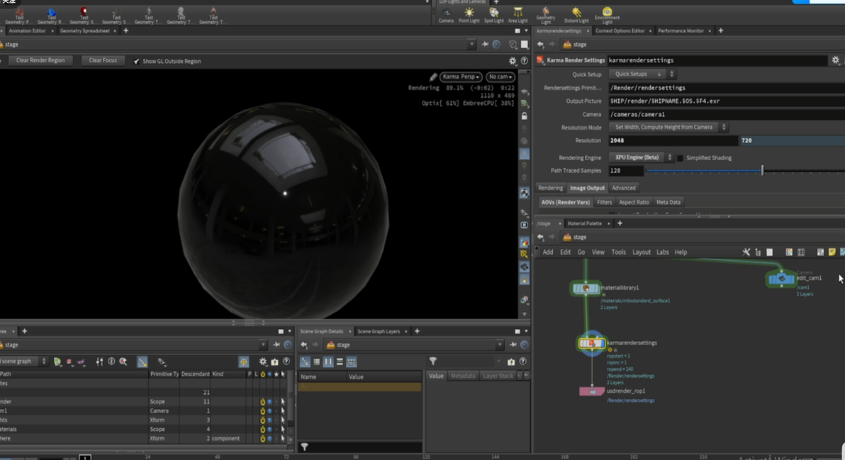 自己不会用别瞎 黑，Houdini Karma 效率远远高于 Redshift - 哔哩哔哩