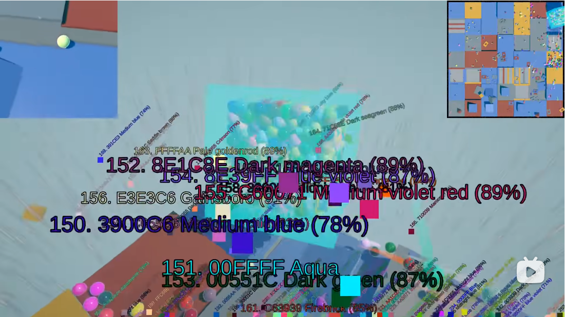 逃离彩虹块——1000色球球的生存竞赛！【Lost Marbles 3D】 - 哔哩哔哩