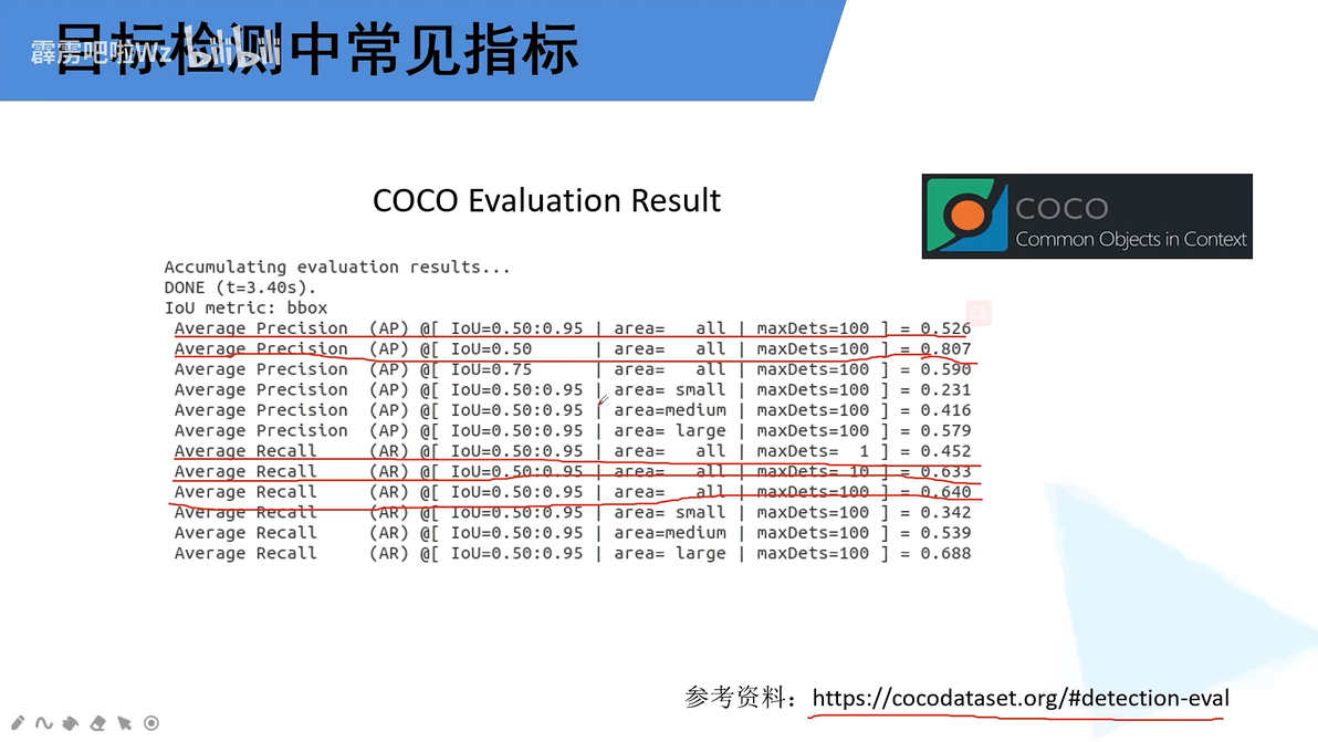 目标检测mAP计算以及coco评价标准 - 哔哩哔哩