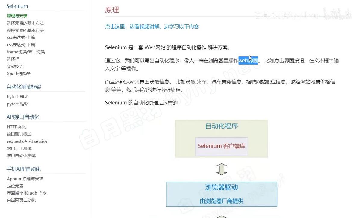 Python + Selenium Web自动化 2022更新版教程 自动化测试 - 哔哩哔哩