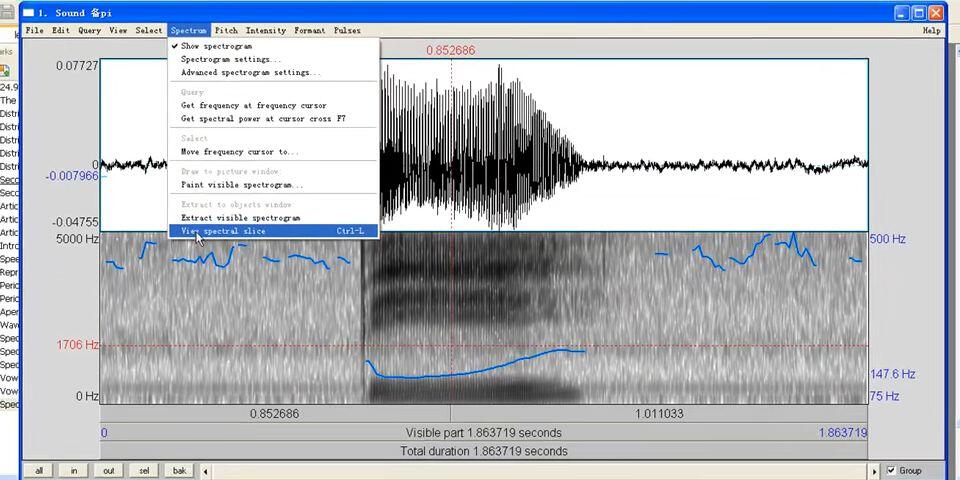Praat语音分析软件用法详解 - 哔哩哔哩