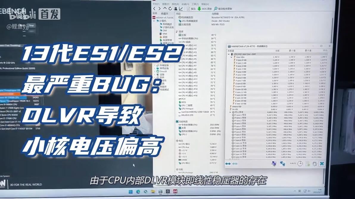 13代ES2起飞？13700K/13900K ES2真实功耗发热究竟如何？ - 哔哩哔哩
