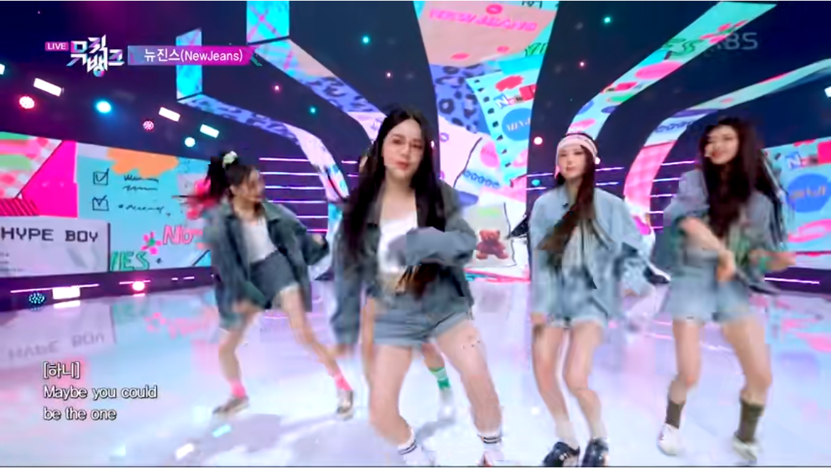 新女团Newjeans新曲Hype boy 220812打歌舞台 - 哔哩哔哩