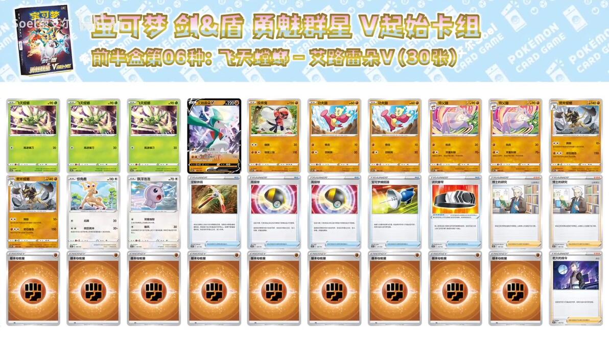 【简中PTCG】7.0预组卡表全面整理！本次随机组合10X10种！剑盾 勇魅群星 - 哔哩哔哩