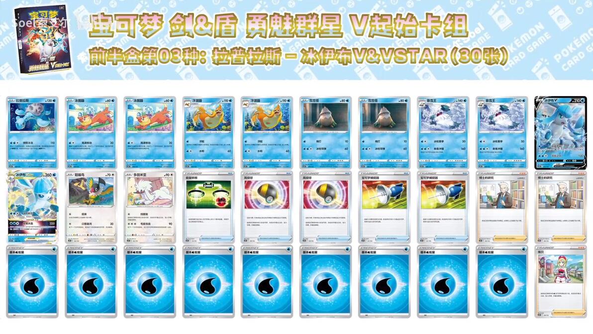 【简中PTCG】7.0预组卡表全面整理！本次随机组合10X10种！剑盾 勇魅群星 - 哔哩哔哩