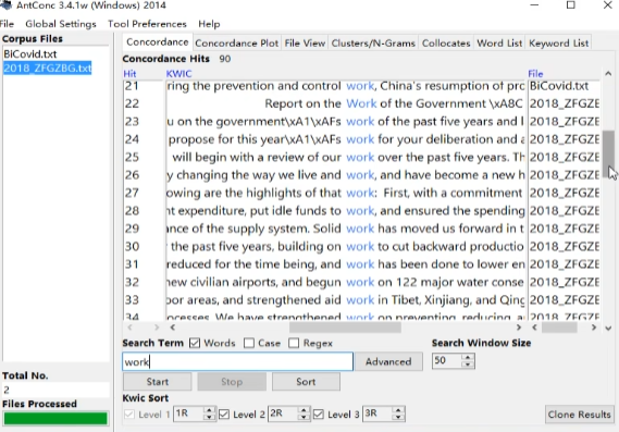 AntConc语料库检索及分析软件_全系列完整版教程【原创】 - 哔哩哔哩