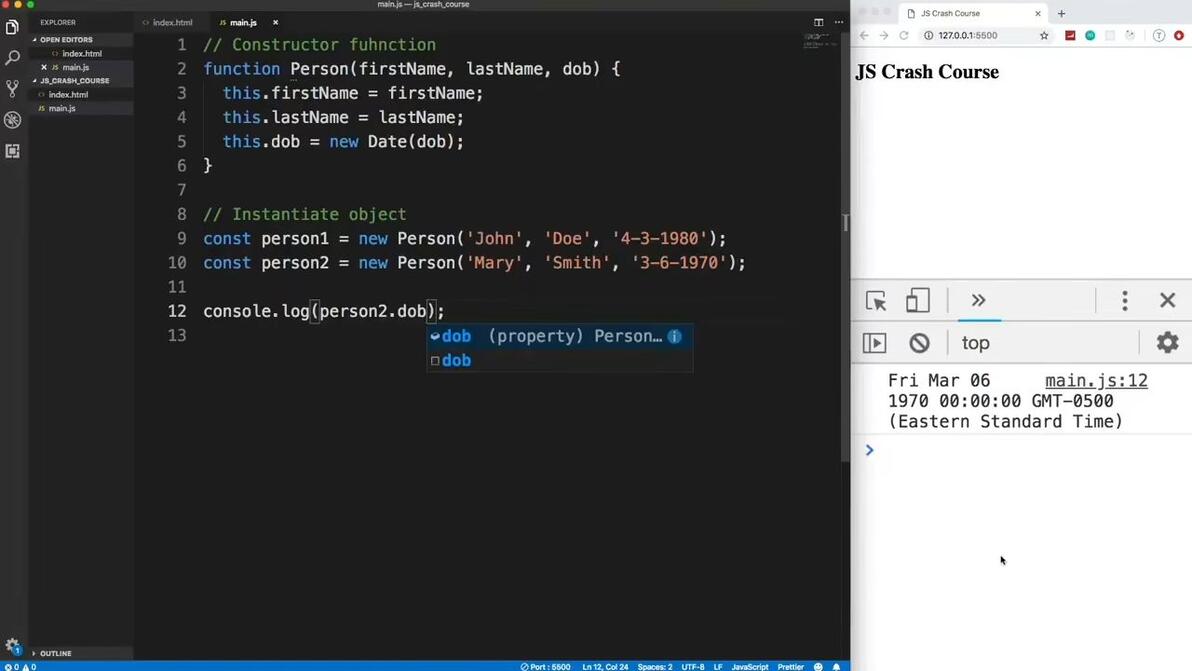 JavaScript速成课【油管最火JS教程】 - 哔哩哔哩