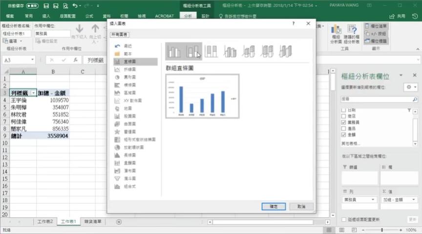 Microsoft Excel 基礎教學 11：樞紐分析表 哔哩哔哩 
